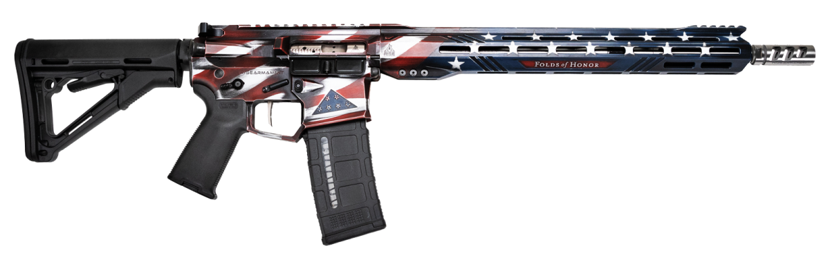 RISE Armament Legacy American Flag AR-15 Benefiting Folds of Honor